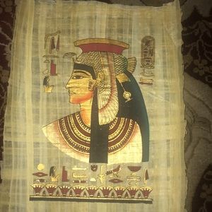 Wall Decor | Egyptian Papyrus Hand Paint | Poshmark